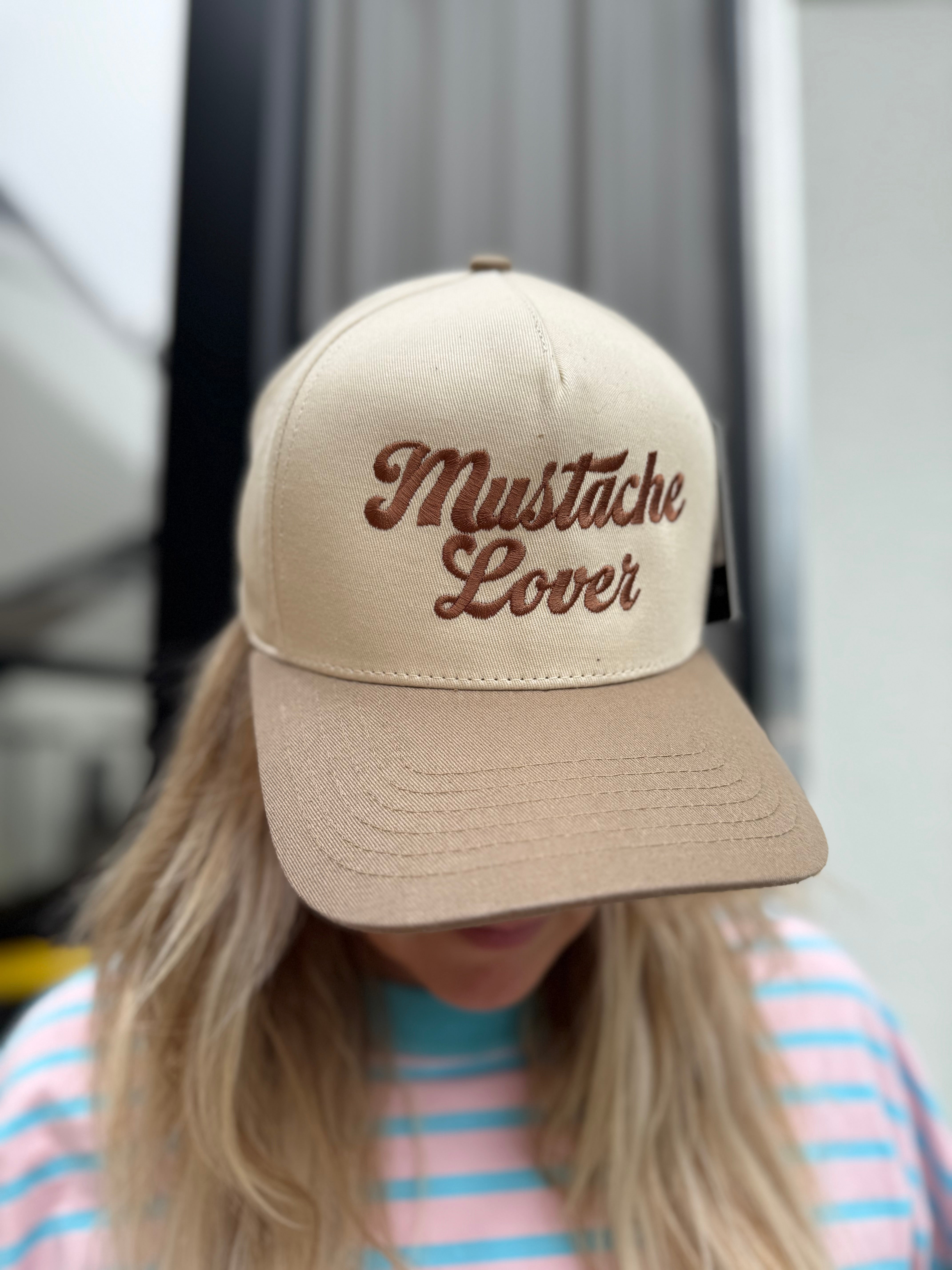 Mustache Lover Trucker Hat – L3 Designs Leather